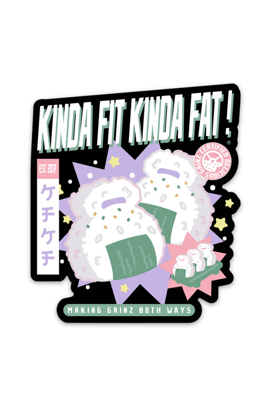 Stickers Collection – Kinda Fit Kinda Fat